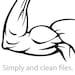 Two Bicep Muscle Flexing (arm Showing Power, Bodybuilder, Fitness Design, Biceps). Cut Files for ...