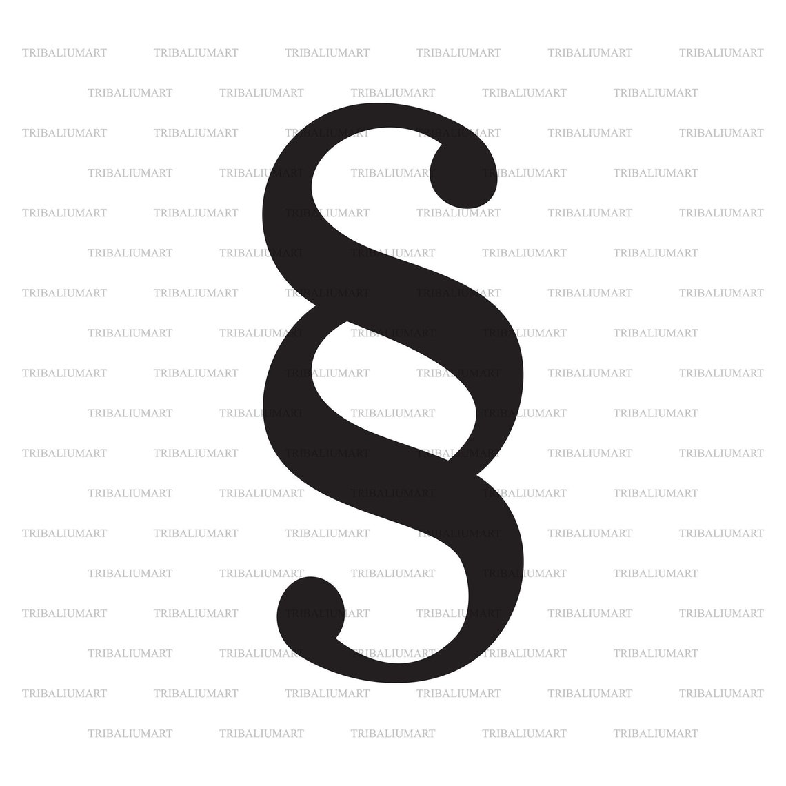 Paragraph Sign. Cut Files for Cricut. Clip Art Silhouettes - Etsy