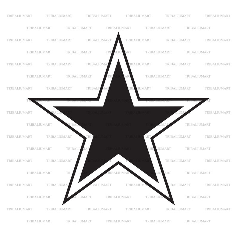 Star. Cut Files for Cricut. Clip Art Silhouettes (eps, Svg, Pdf, Png ...