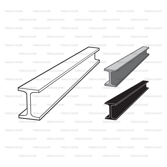 Hot Rolled Railway Track. Cut Files for Cricut. Clip Art eps | Etsy