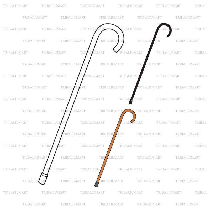 Walking Cane Handle Template - Etsy