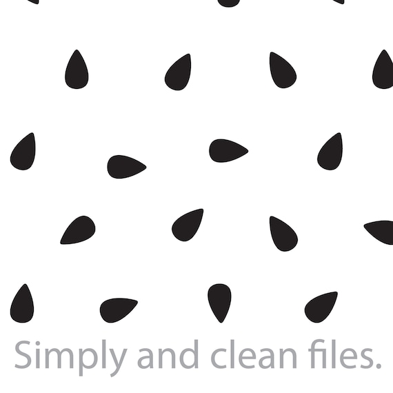 Watermelon Seed Clip Art Black And White