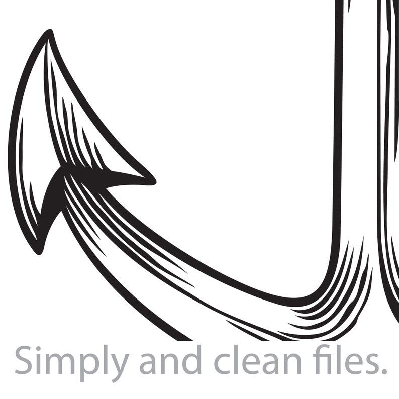 Anchor. Cut Files for Cricut. Clip Art Silhouettes eps Svg - Etsy