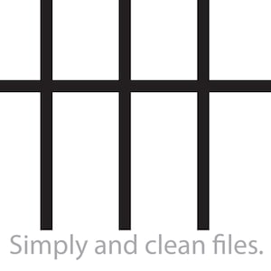 Prison Bars (jail). Cut Files for Cricut. Clip Art Silhouette (eps, Svg ...