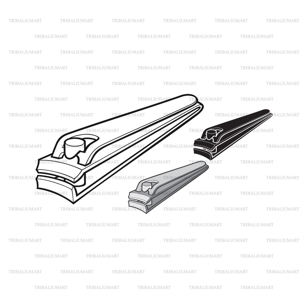 Nail Clipper. Cut Files for Cricut. Clip Art (eps, Svg, Pdf, Png, Dxf ...