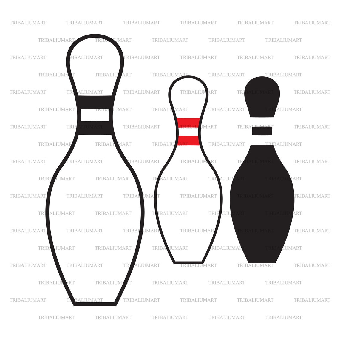 Bowling Pin. Cut Files for Cricut. Clip Art eps Svg Pdf - Etsy