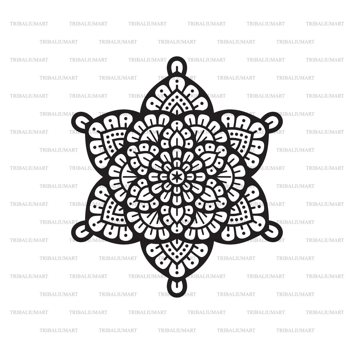 Mandala. Cut Files for Cricut. Clip Art Silhouette eps Svg | Etsy
