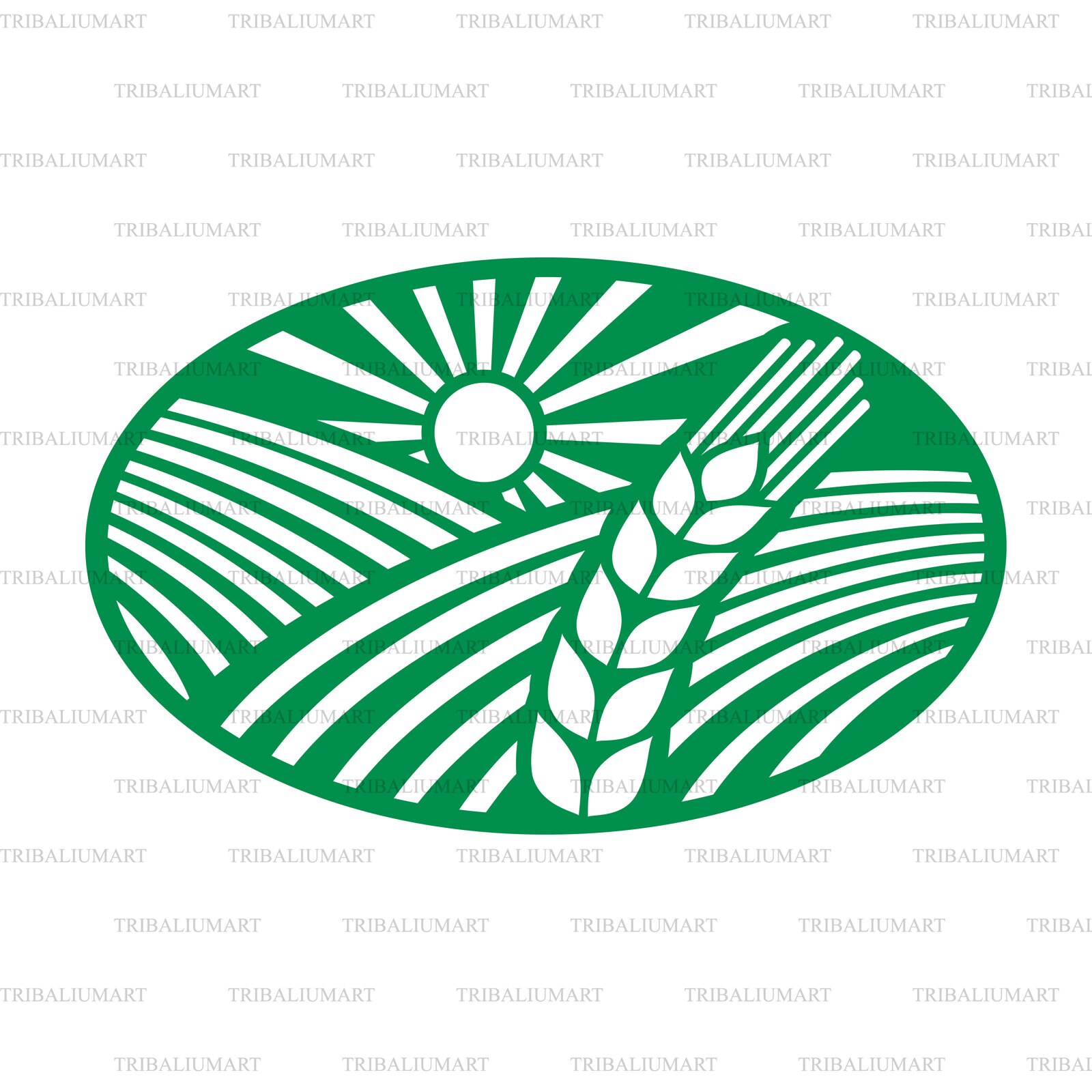 Wheat Label agro Farm Design. Cut Files for Cricut. Clip Art | Etsy