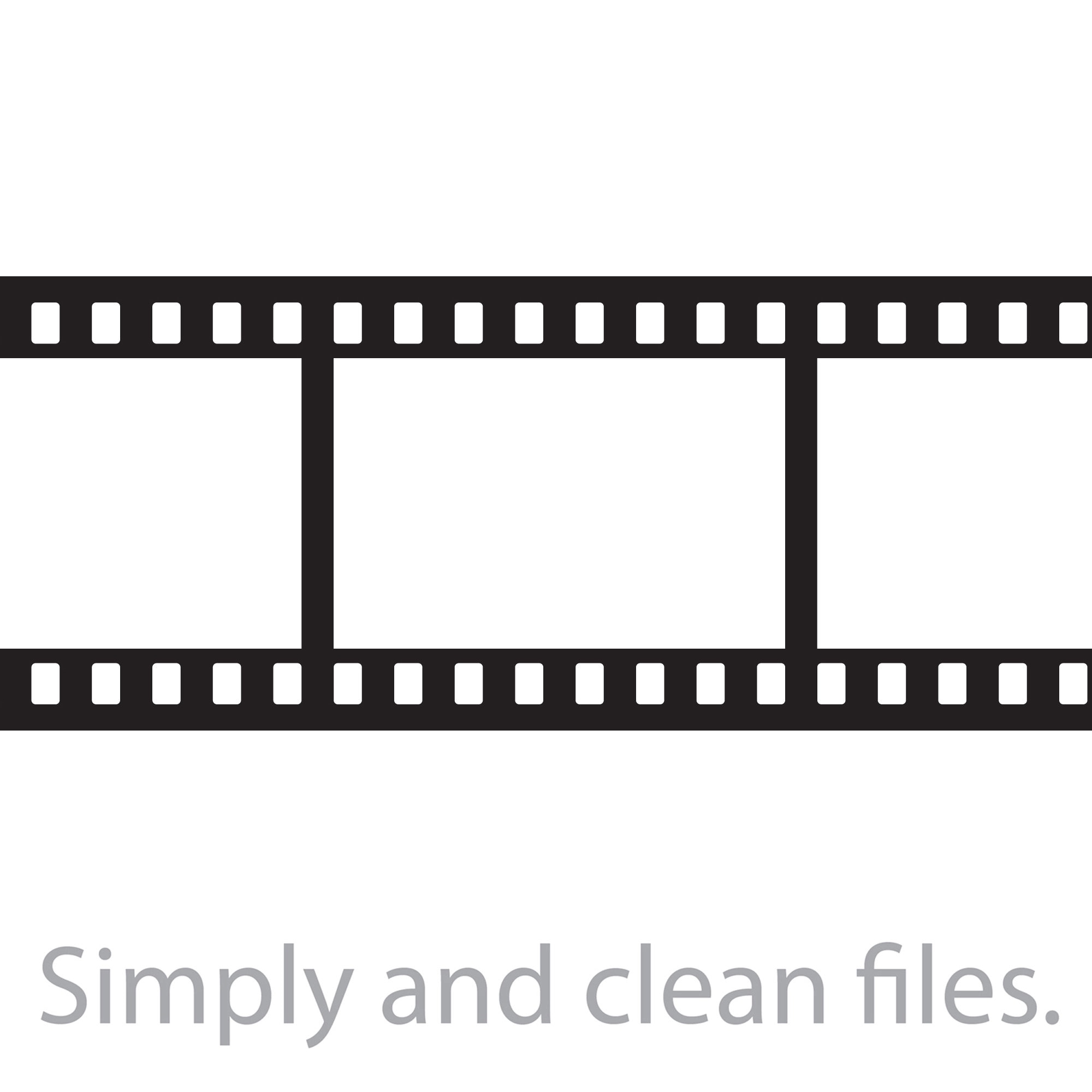 Film Strip. Cut Files for Cricut. Clip Art Silhouette (eps, Svg, Pdf ...