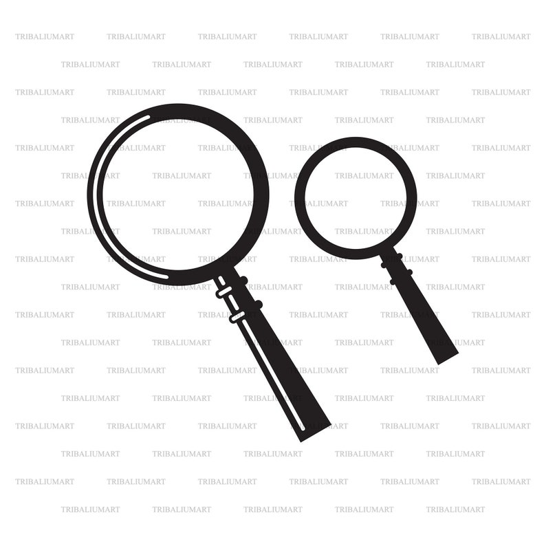 Magnifying Glass magnifier. Cut Files for Cricut. Clip Art | Etsy
