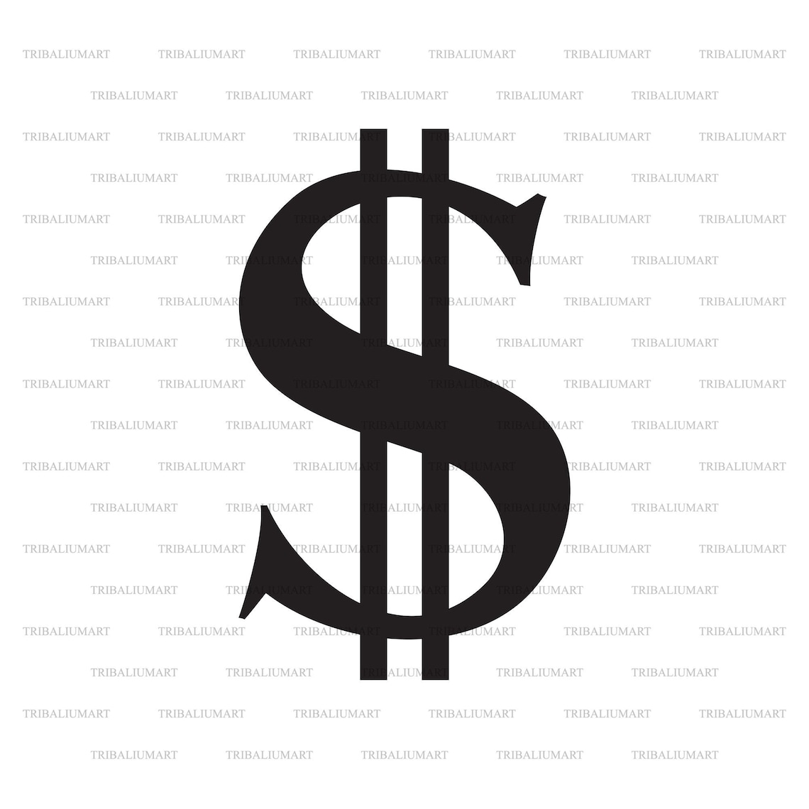 Dollar Sign. Cut Files for Cricut. Clip Art Silhouettes eps - Etsy