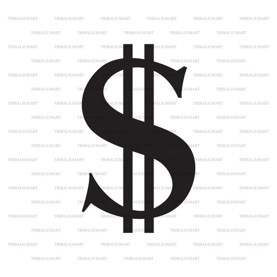 Contorno Sagoma Testa Di Dollaro