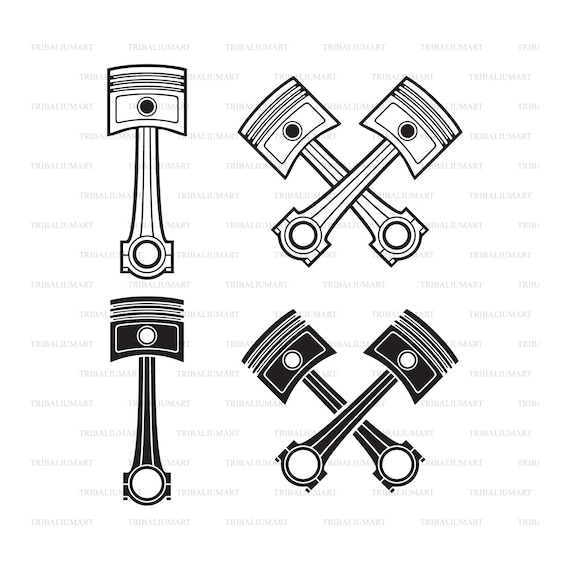 Engine Pistons Drawings