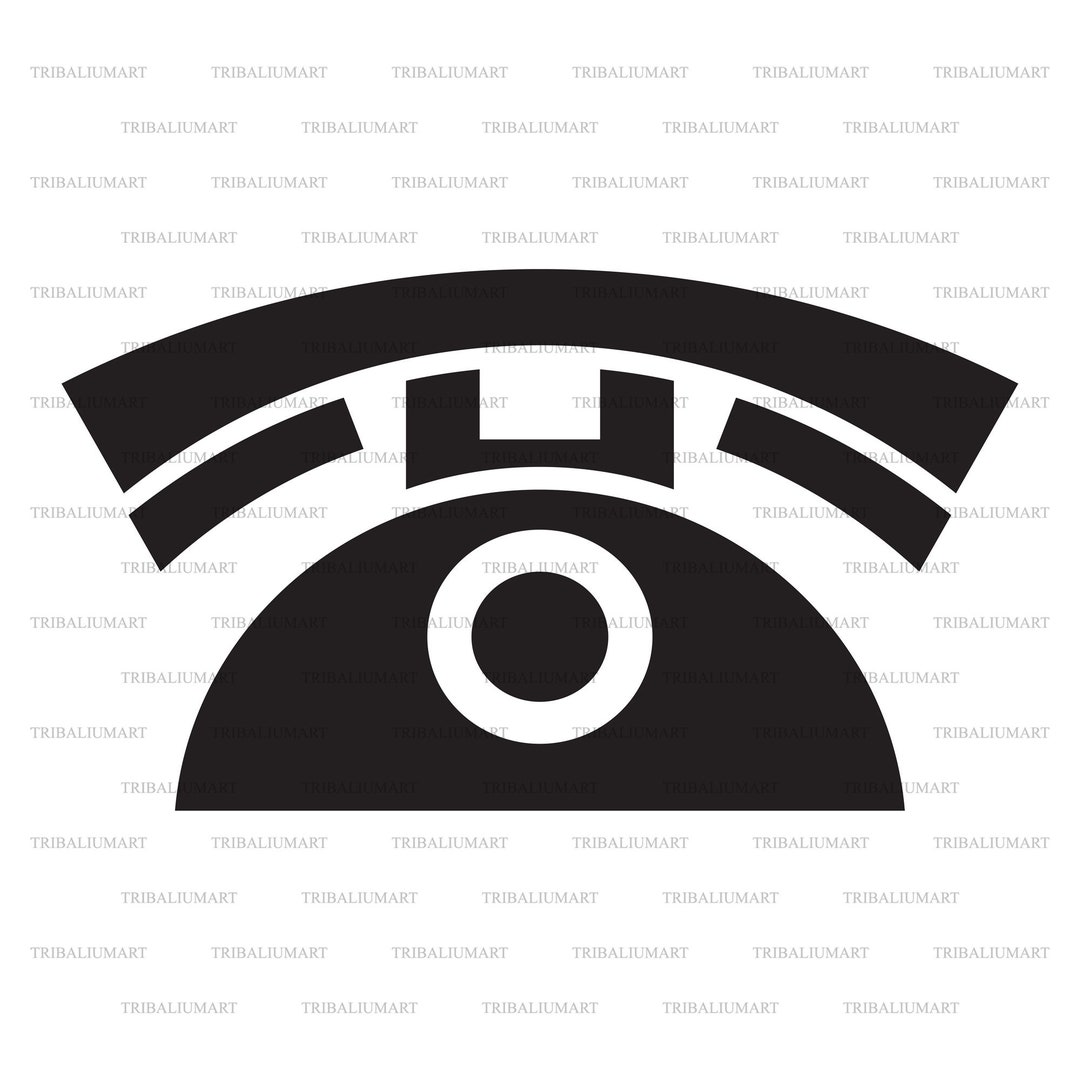 Retro or Vintage Phone (telephone). Cut Files for Cricut. Clip Art ...