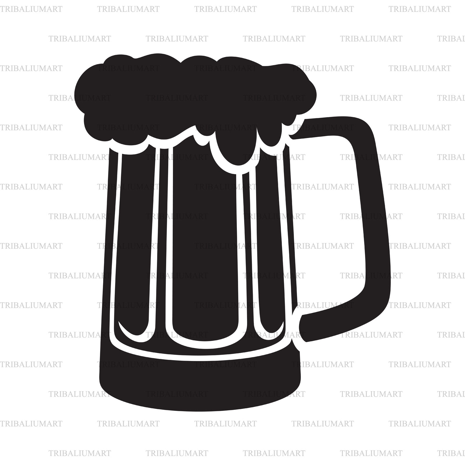 Beer Mug. Cut Files for Cricut. Clip Art Silhouettes eps - Etsy