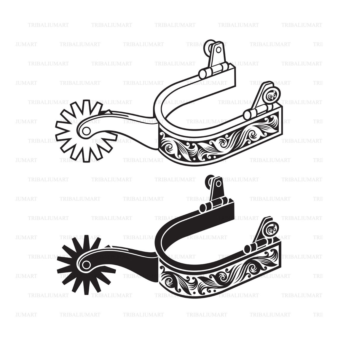 Spurs icons. Cut files for Cricut. Clip Art eps svg pdf | Etsy