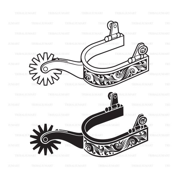 Spurs icons. Cut files for Cricut. Clip Art eps svg pdf | Etsy