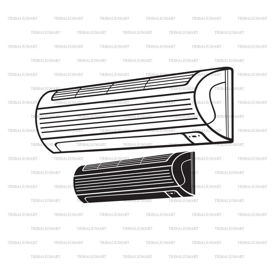 Air Conditioner. Cut Files for Cricut. Clip Art (eps, Svg, Pdf, Png ...