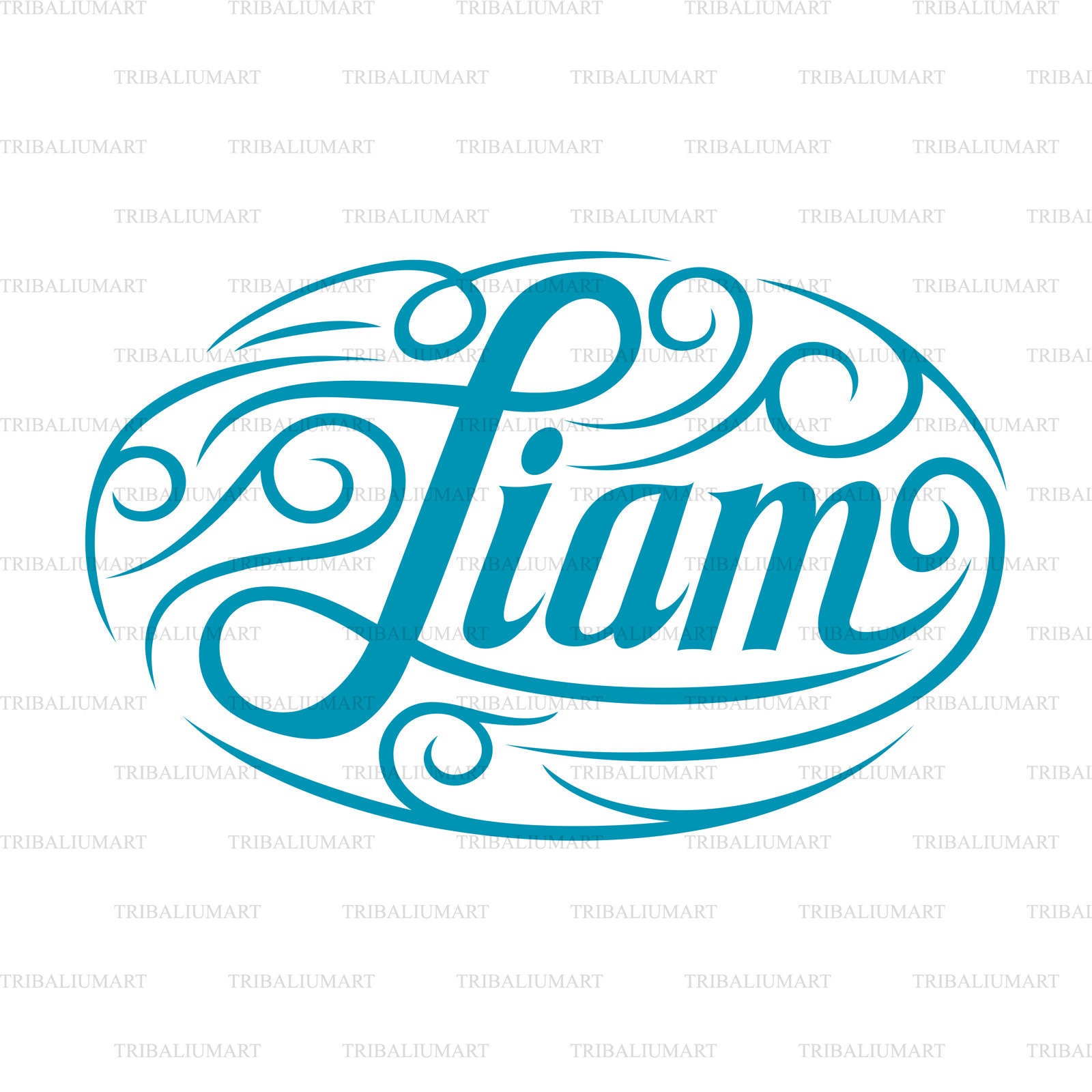 Male name Liam. Cut files for Cricut. Clip Art silhouette | Etsy