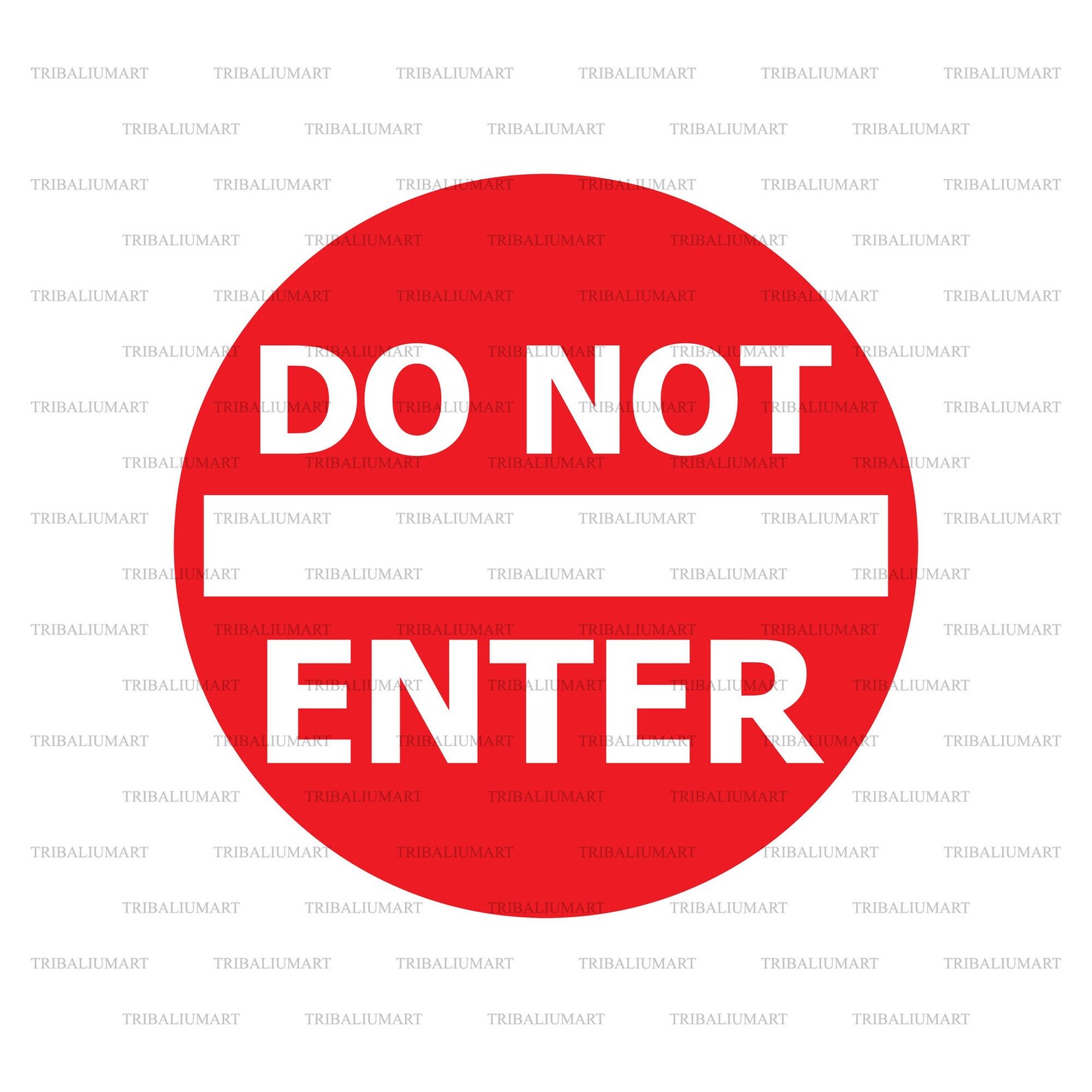 Do Not Enter Warning Sign. Cut Files for Cricut. Clip Art - Etsy