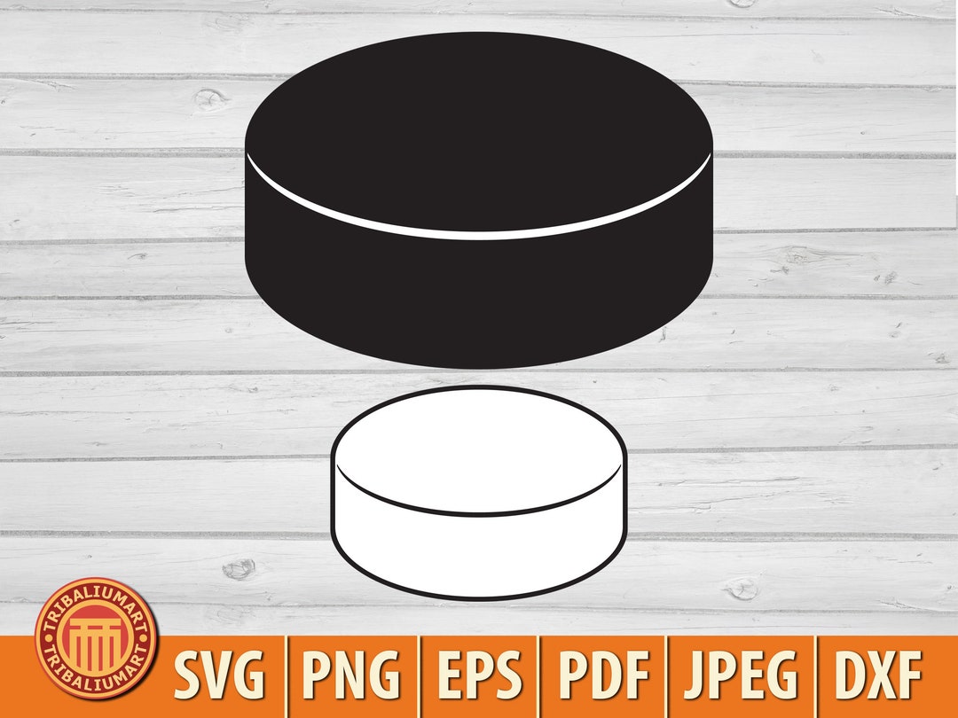Hockey Puck. Cut Files for Cricut. Clip Art Silhouette (eps, Svg, Pdf ...