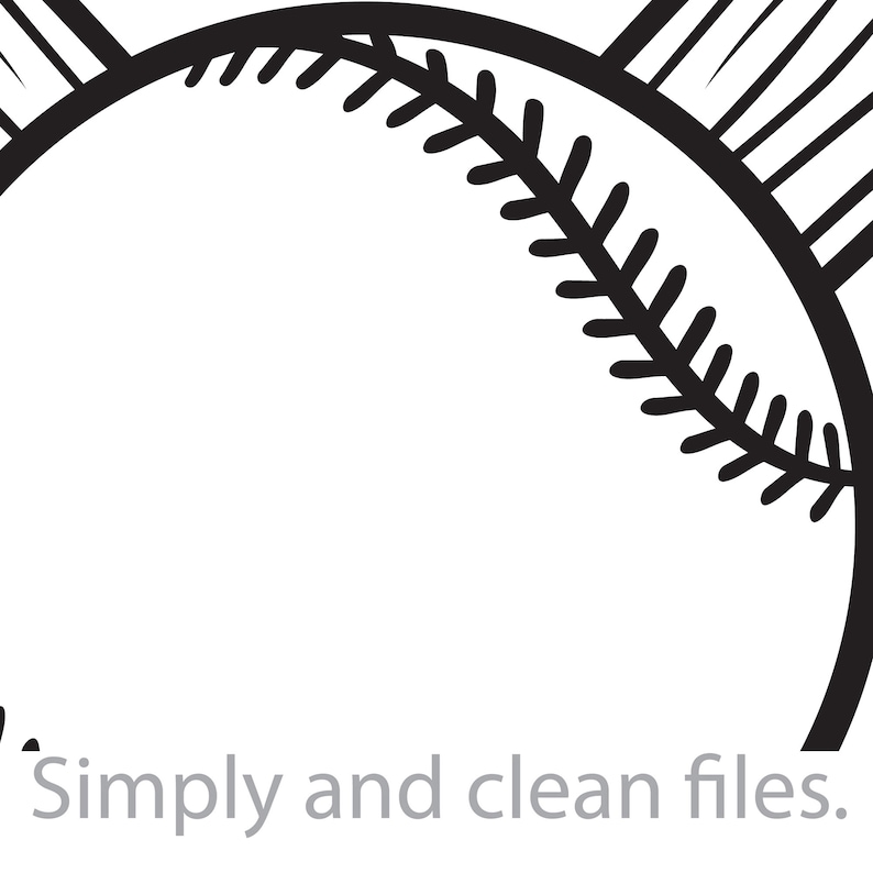 Crossed Baseball Bats and Ball. Cut Files for Cricut. Clip Art ...