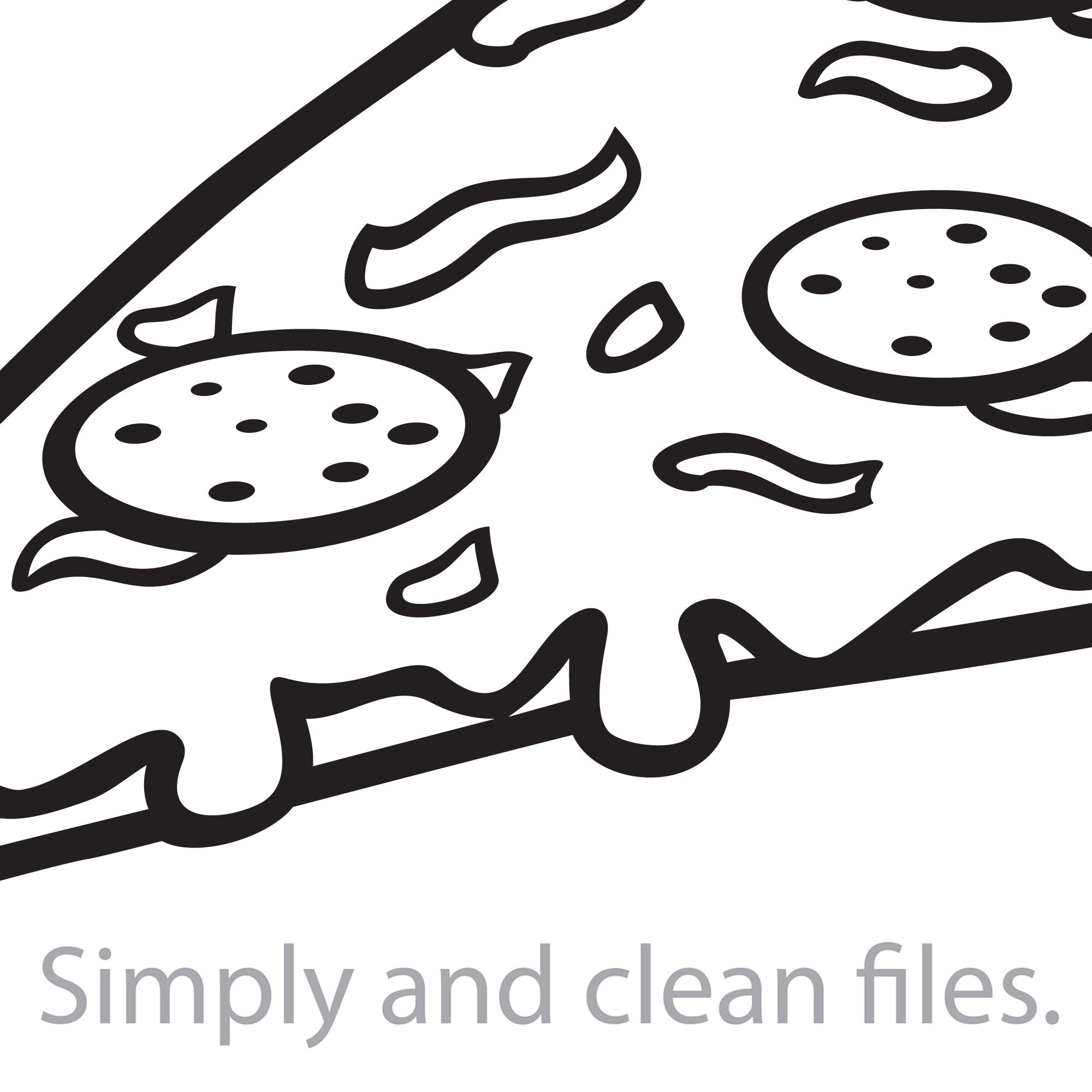 Pizza Slice. Cut Files for Cricut. Clip Art Silhouette (eps, Svg, Pdf ...