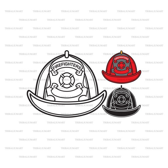 Firefighter Helmet Drawing