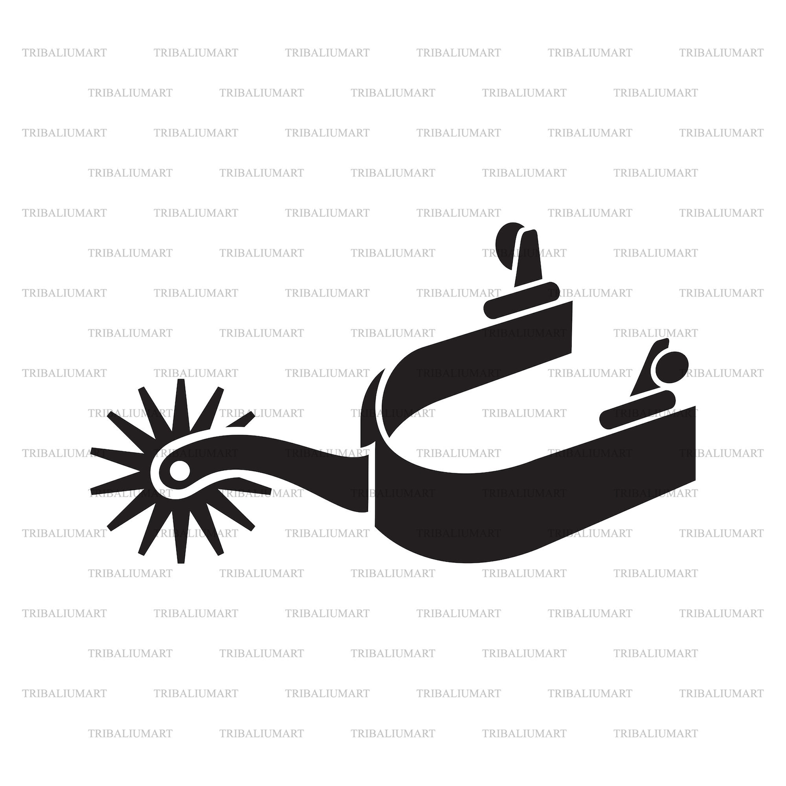 Spurs Icon. Cut Files for Cricut. Clip Art (eps, Svg, Pdf, Png, Dxf ...