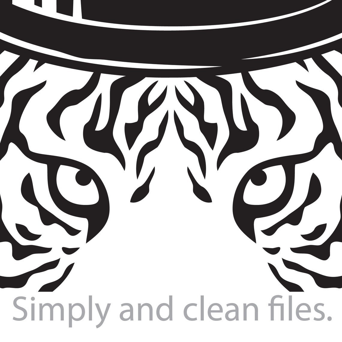 Tiger Head With Top Hat. Cut Files for Cricut. Clip Art - Etsy