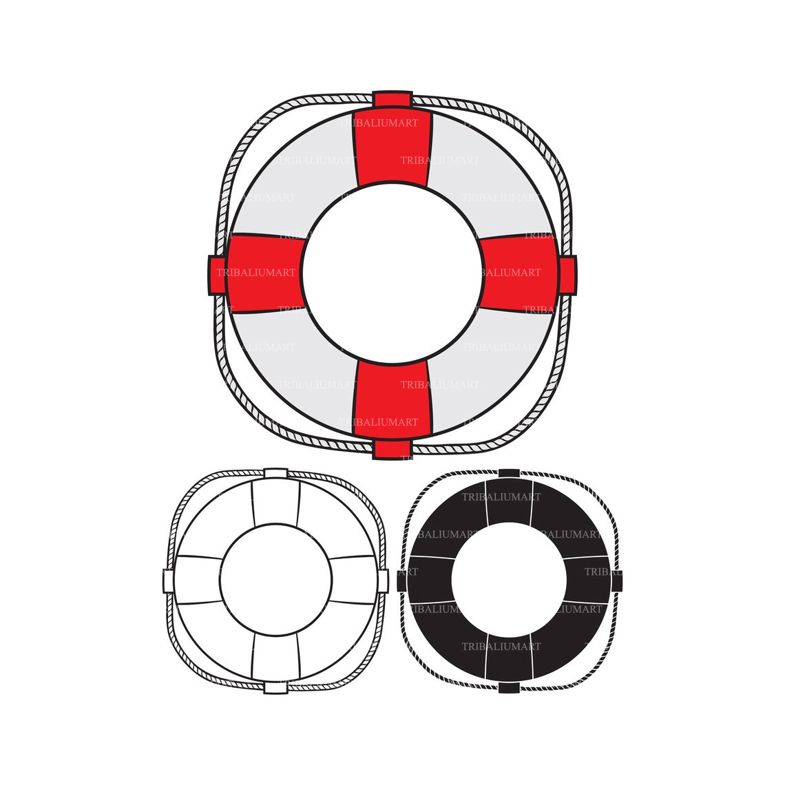 Lifesaver Icons. Cut Files for Cricut. Clip Art eps Svg | Etsy