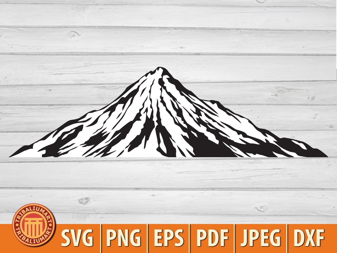 Rocky Mountain Landscape. Cut Files for Cricut. Clip Art (eps, Svg, Pdf ...