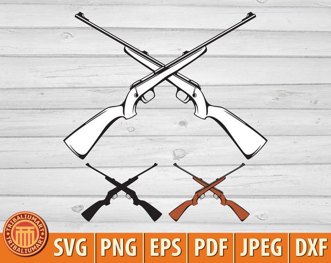 Crossed Scoped Rifles Svg, Reindeer Svg, Bear Svg, Moose Svg, Target ...