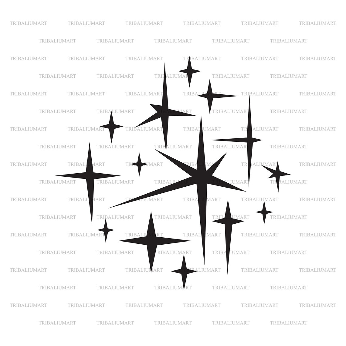 Sparkles. Cut Files for Cricut. Clip Art Silhouette eps Svg - Etsy