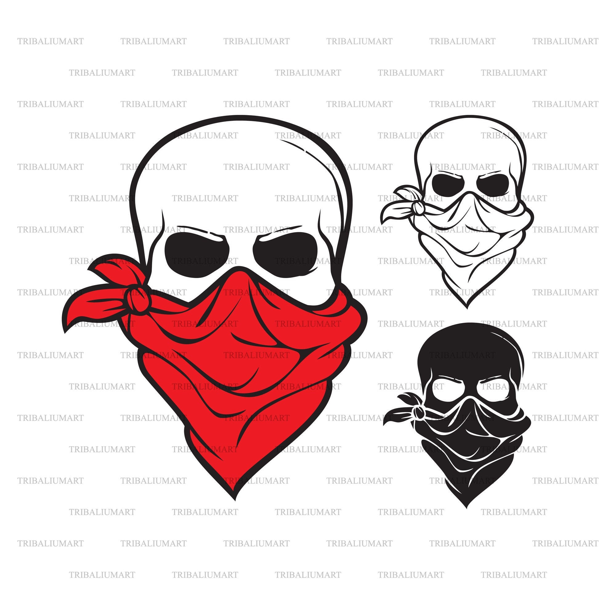 Logo Del Teschio Della Banda Velenosa Benda Sull'occhio Delle Ossa Del
