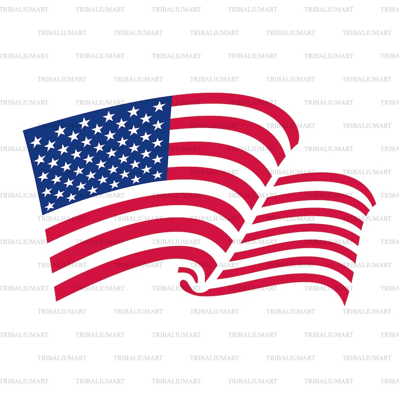 USA Flag united States of America. Cut Files for Cricut. - Etsy