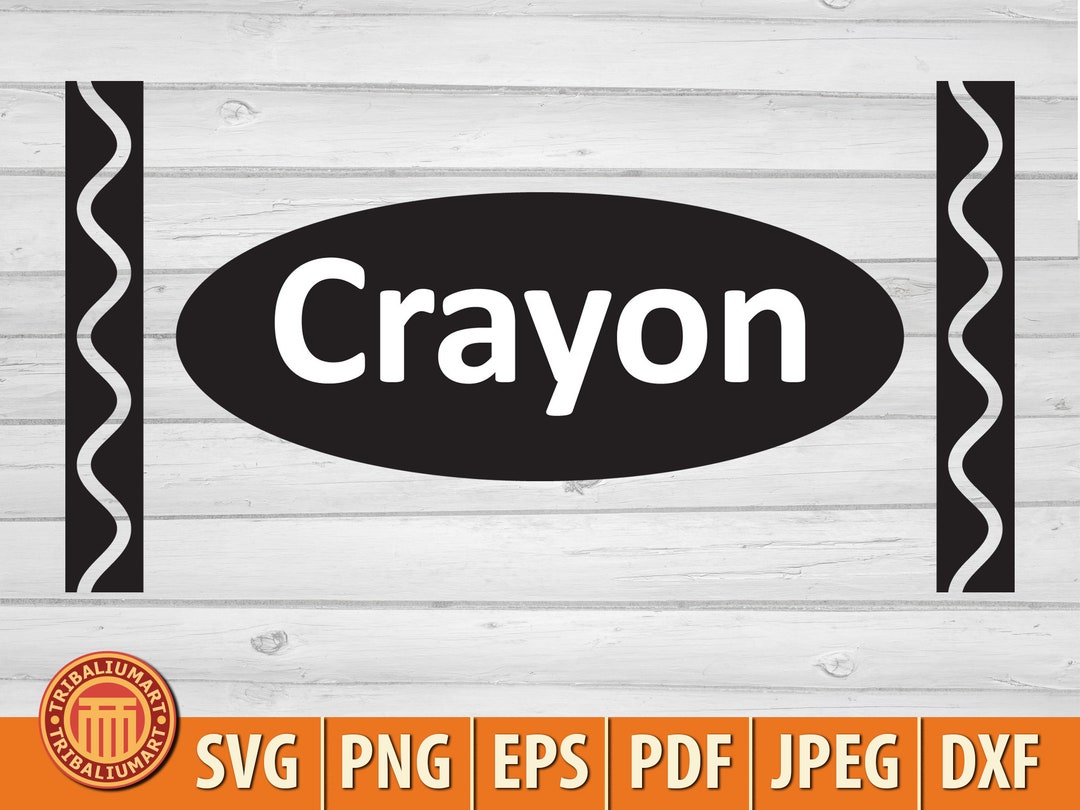 Crayon Wrapper (back to School Design). Cut Files for Cricut. Clip Art ...