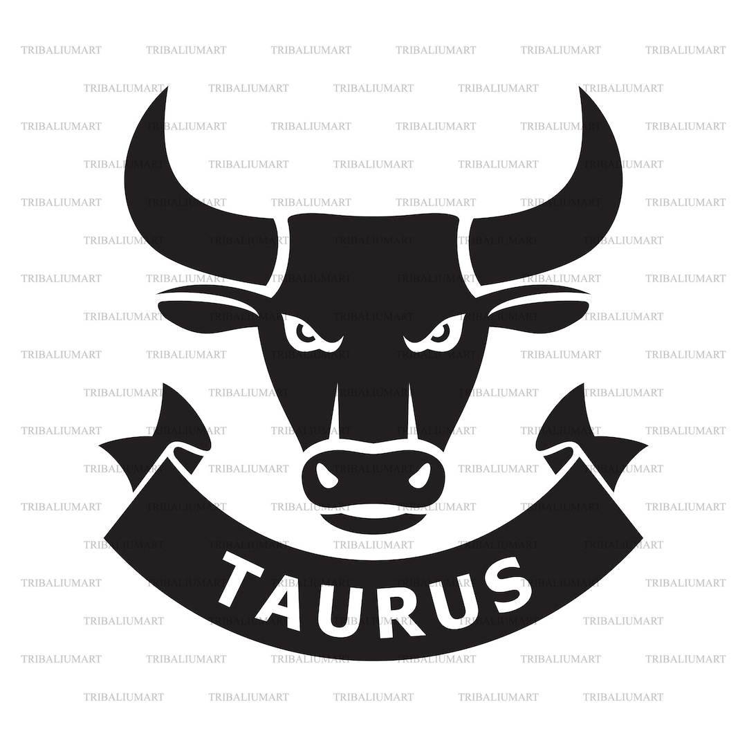 Taurus Zodiac Sign (horoscope Symbol, Astrology Icon). Cut Files for ...