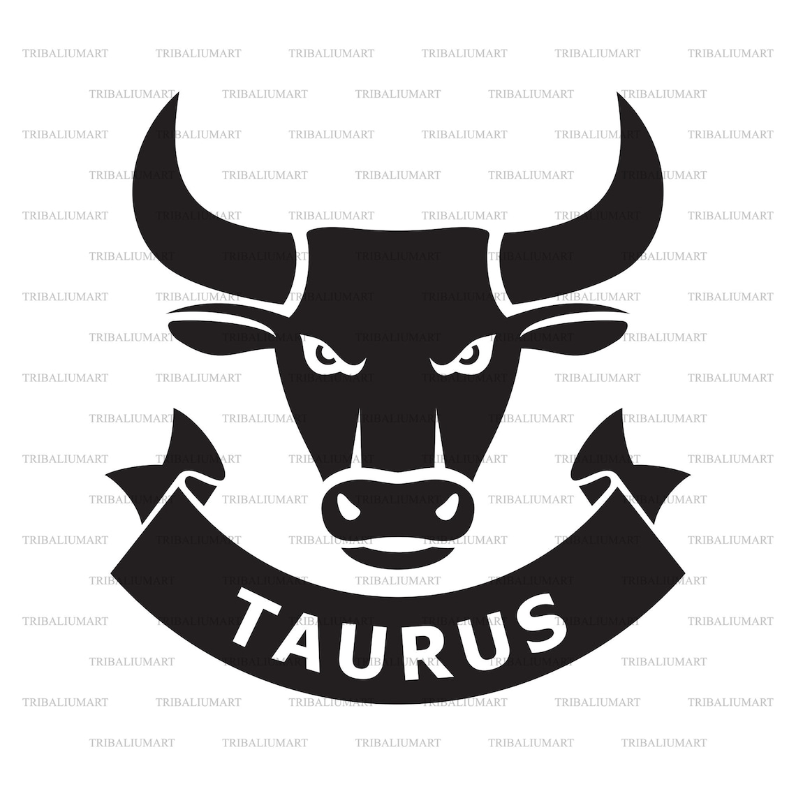 Signo del zodíaco de Tauro símbolo del horóscopo, icono de la ...