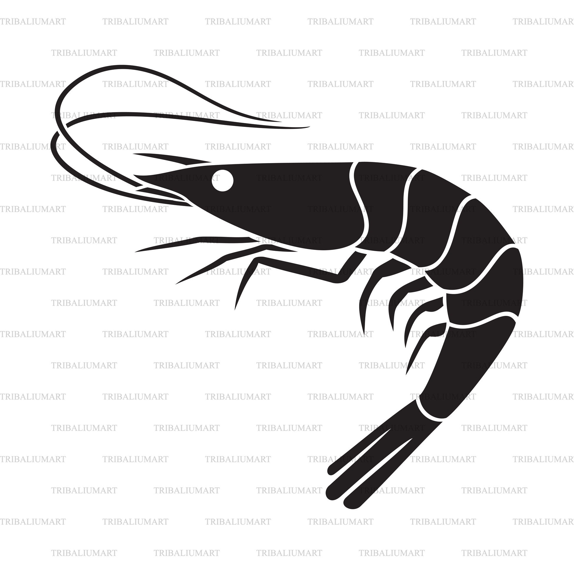 Prawn Silhouette