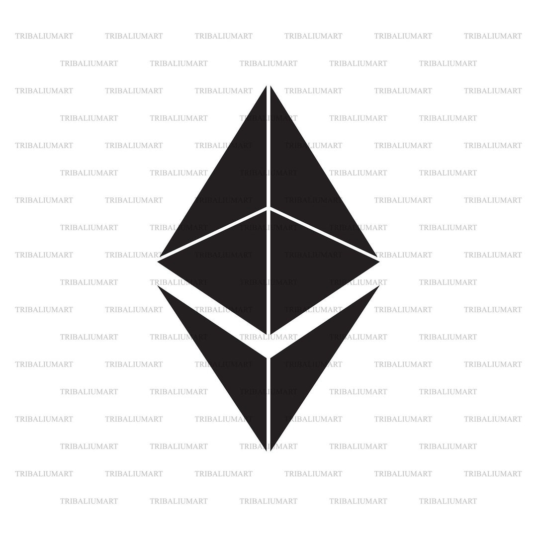 Ethereum Sign. Cut Files for Cricut. Clip Art Silhouettes (eps, Svg ...