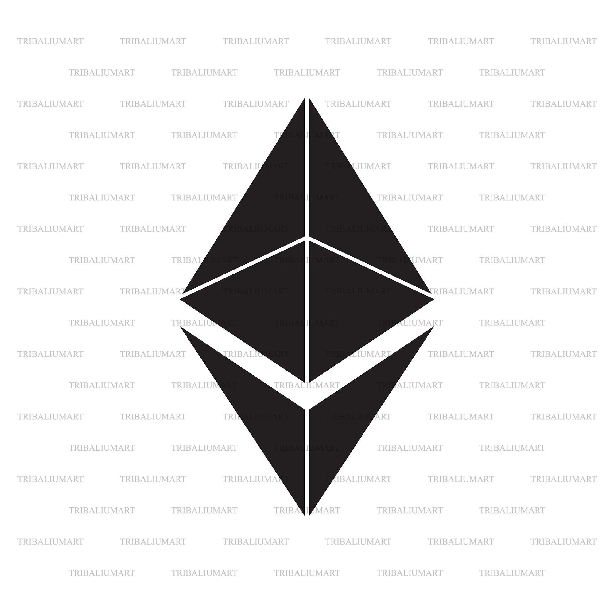 Ethereum Sign. Cut Files for Cricut. Clip Art Silhouettes - Etsy