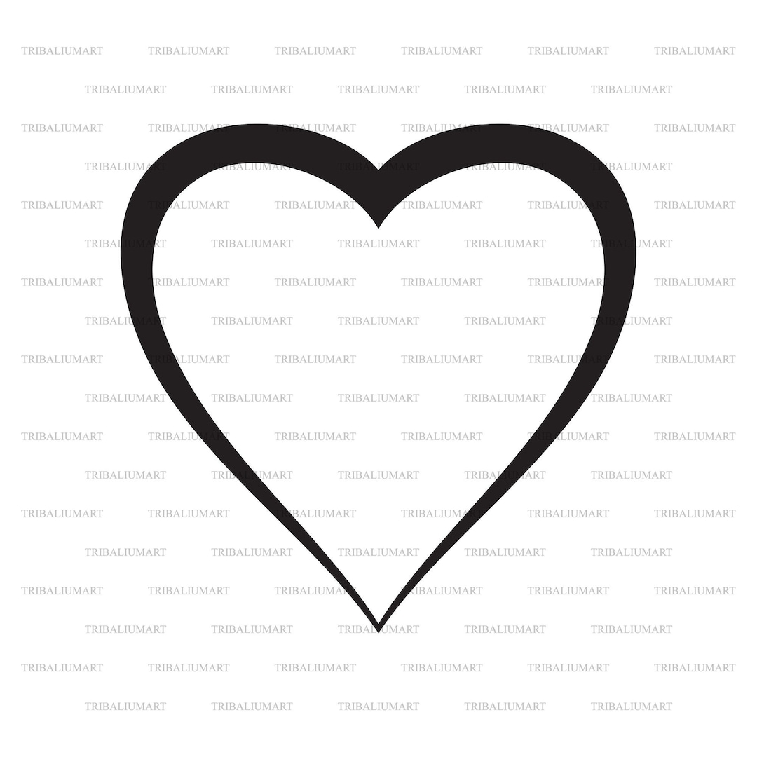 Heart. Cut Files for Cricut. Clip Art (eps, Svg, Pdf, Png, Dxf, Jpeg ...