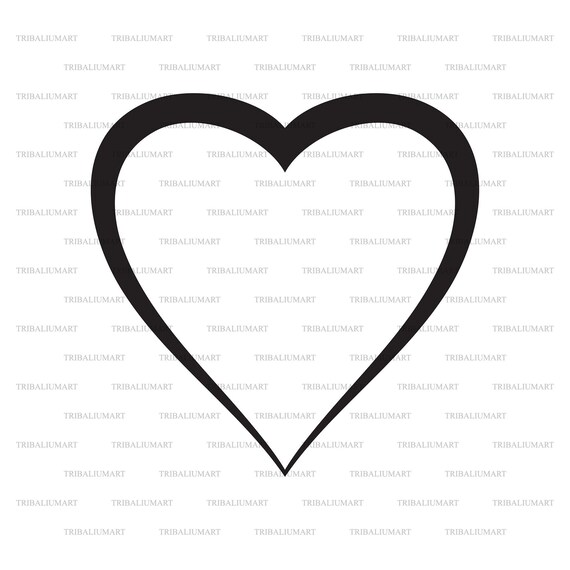 Heart. Cut files for Cricut. Clip Art eps svg pdf png | Etsy