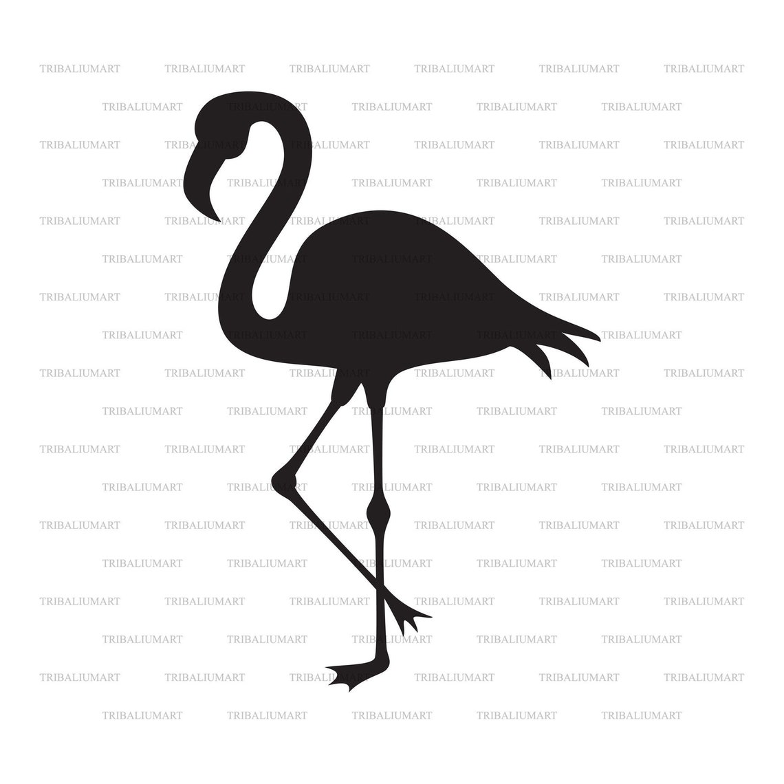 Flamingo Bird. Cut Files for Cricut. Clip Art Silhouettes - Etsy