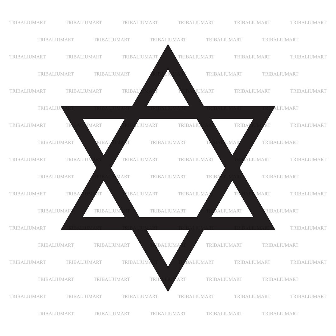 David Star (jewish Sign, Symbol of Judaism, Zion Icon). Cut Files for ...