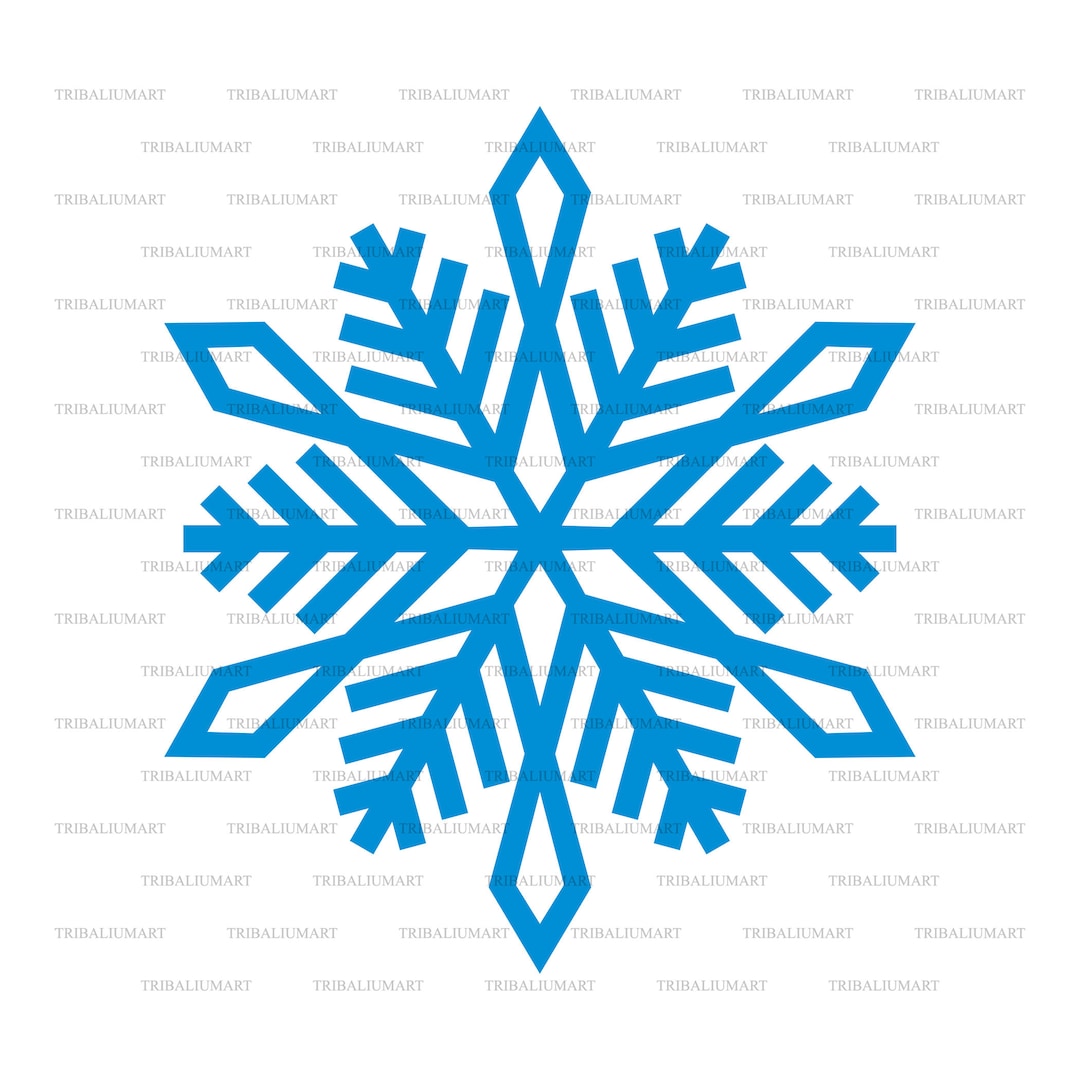 Snowflake. Cut Files for Cricut. Clip Art (eps, Svg, Pdf, Png, Dxf ...