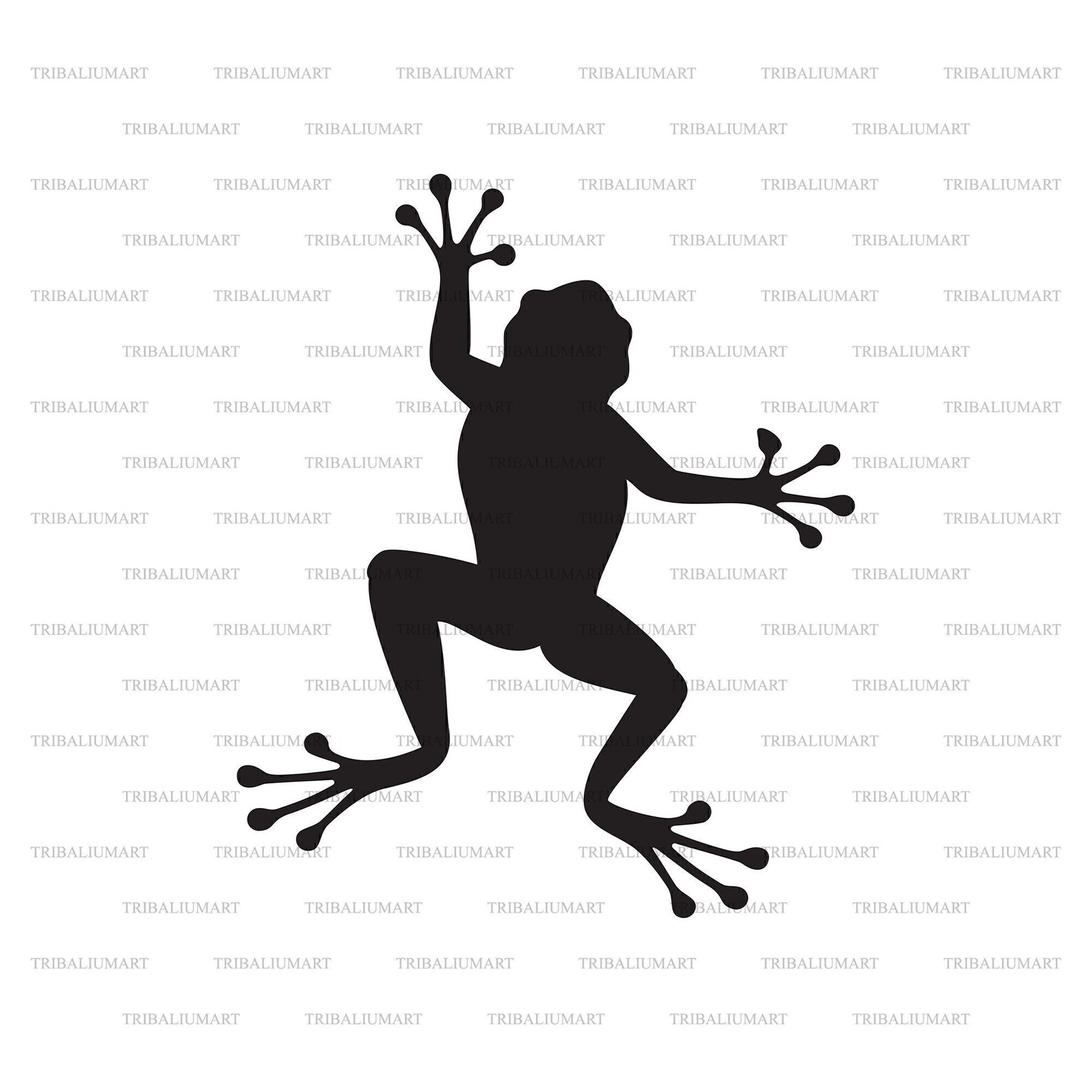Frog. Cut Files for Cricut. Clip Art Silhouettes (eps, Svg, Pdf, Png ...