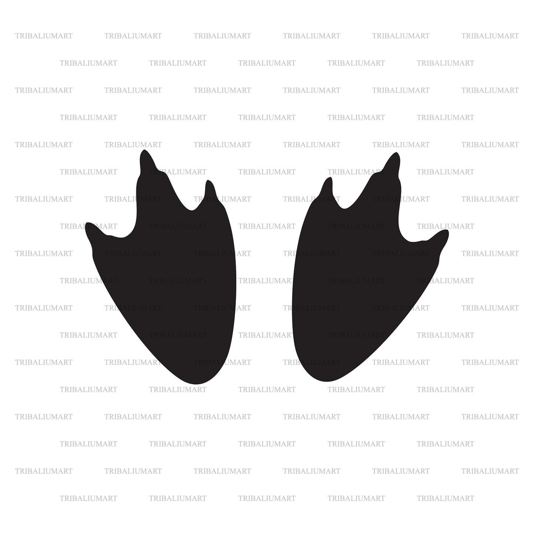 Penguin Footprints (feet Tracks). Cut Files for Cricut. Clip Art ...