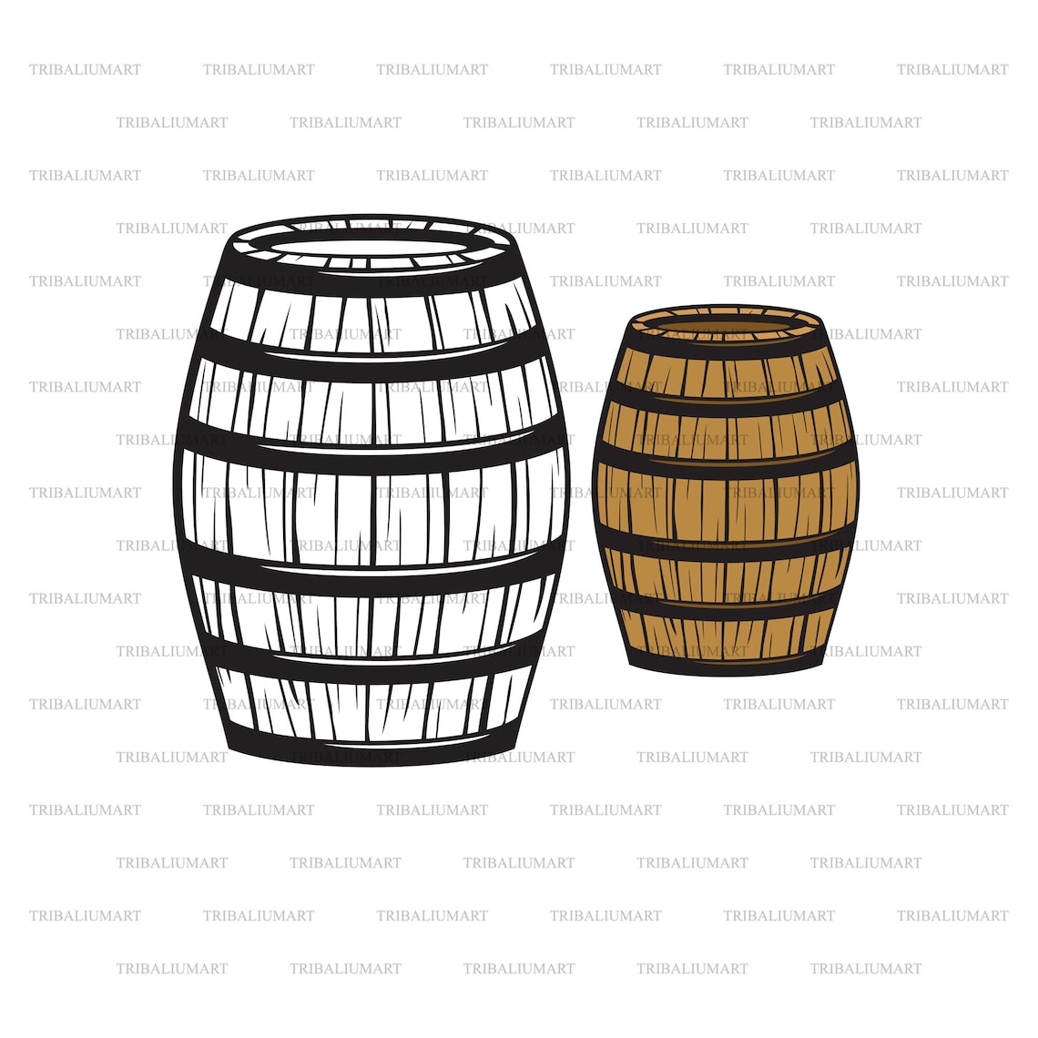 Old Wooden Barrel. Cut Files for Cricut. Clip Art eps Svg - Etsy